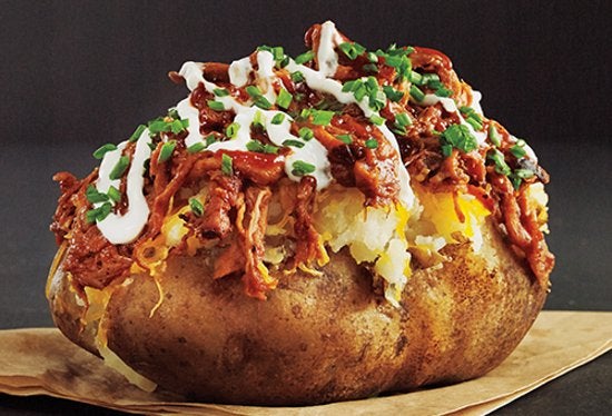 how to baked potato bbq